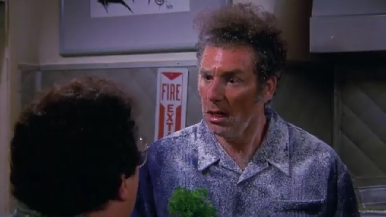 Seinfeld HD - Kramer Covered in Oregano and Parmesan - YouTube