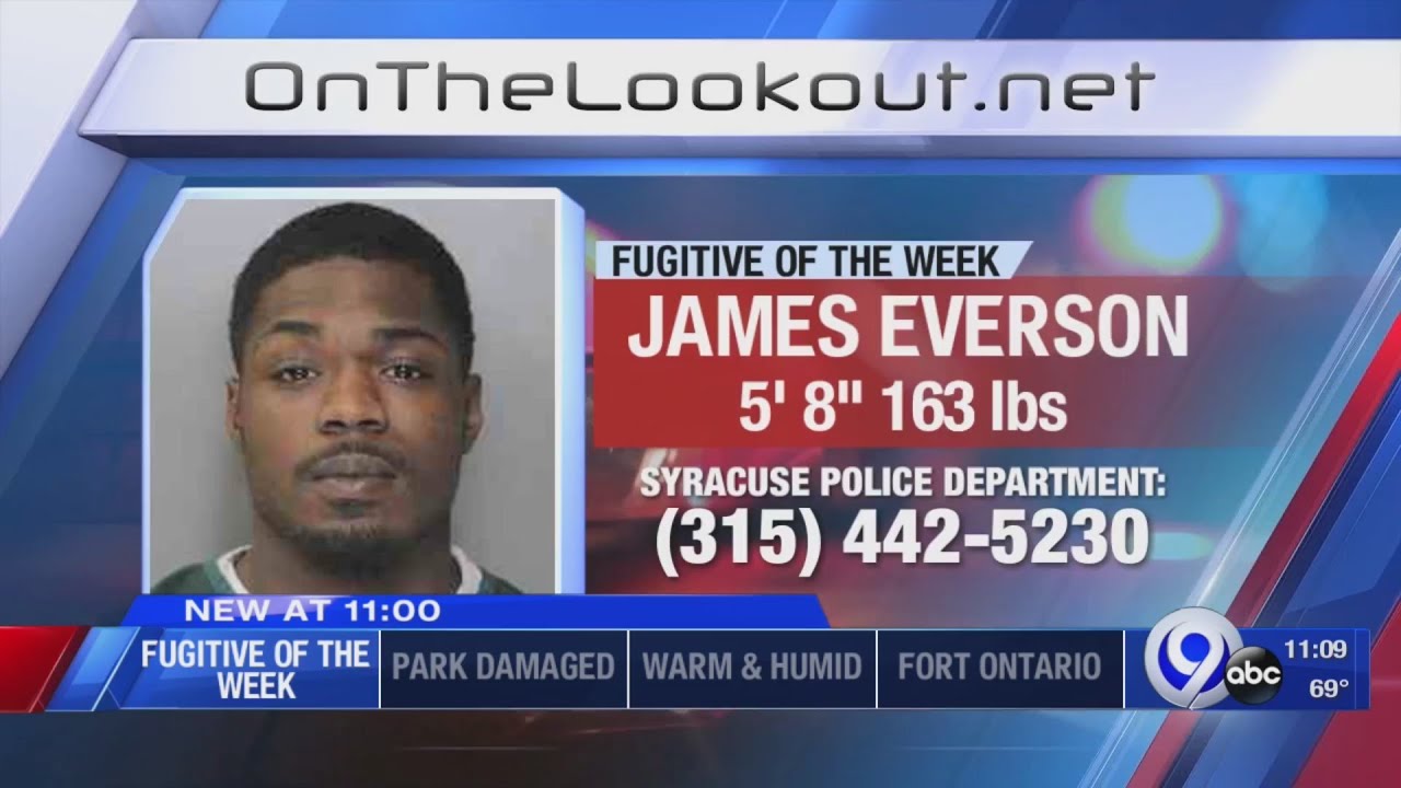 Fugitive of the Week: James Everson - YouTube