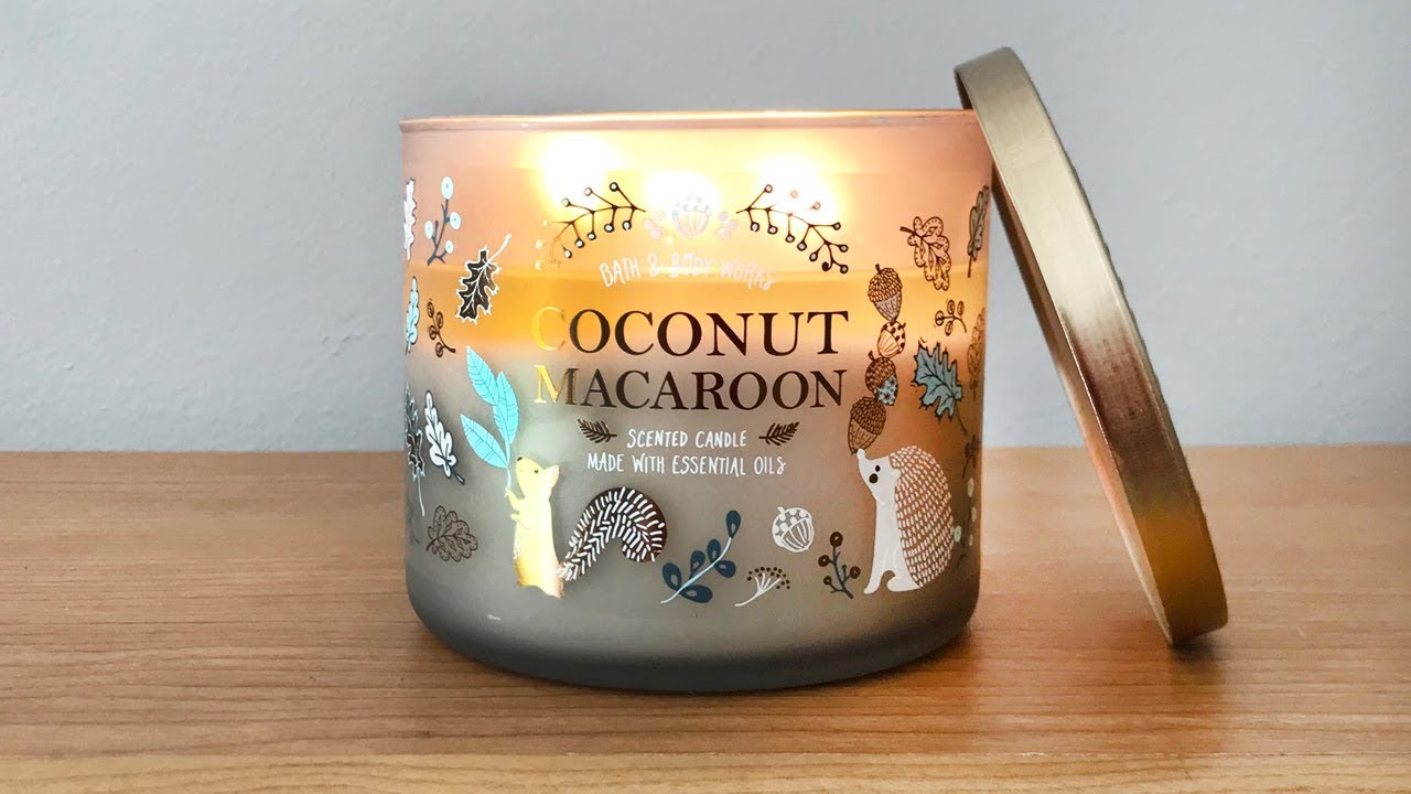 Coconut Macaroon - Bath & Body Works Candle Review - YouTube