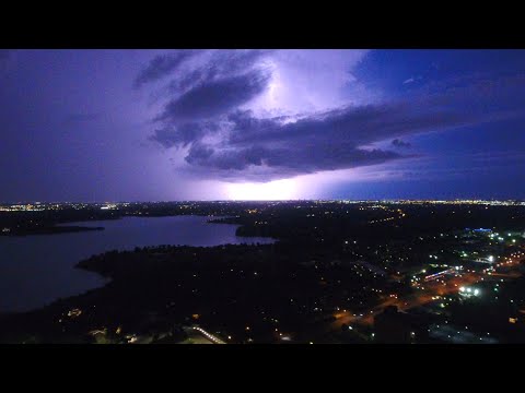 Lightning Storm over Dallas - YouTube