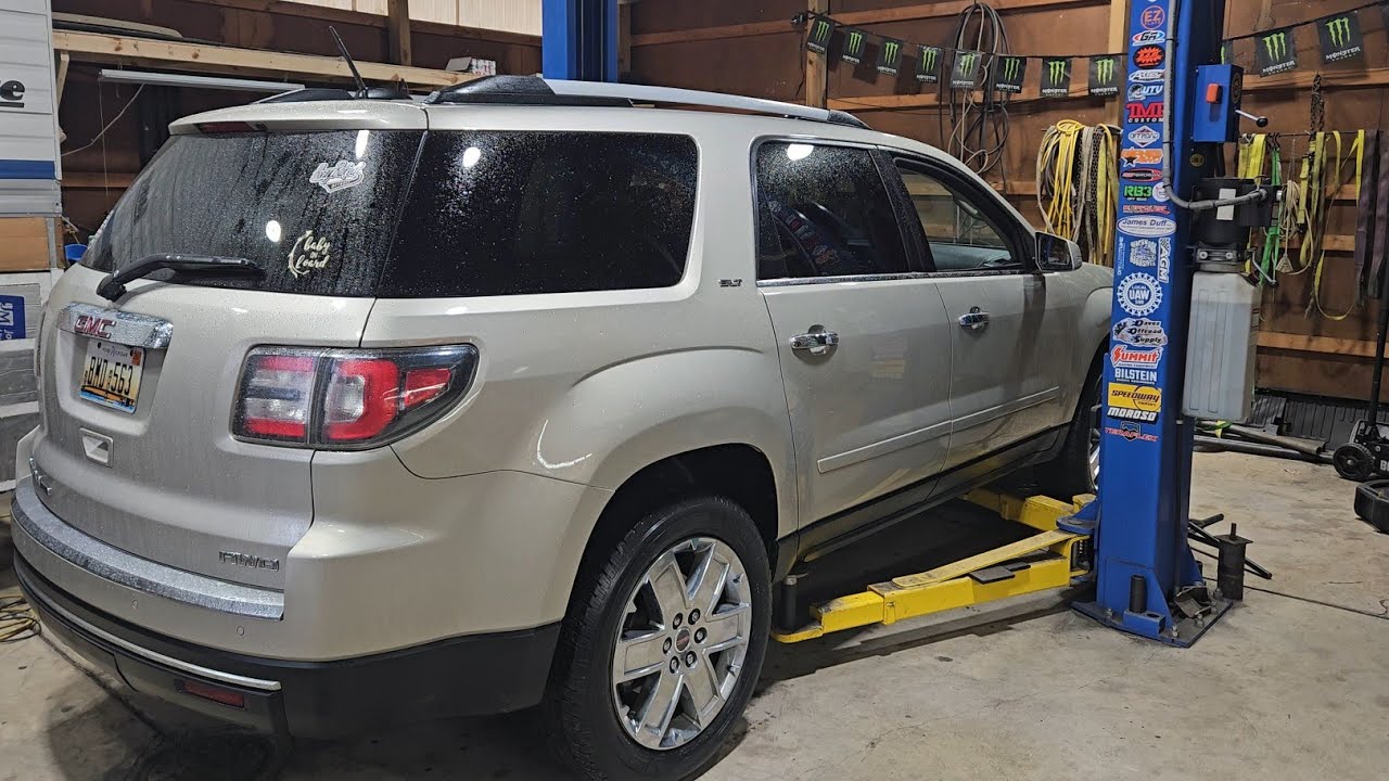 2017 GMC Acadia AWD: Install differential torque tube rear shocks, sway ...