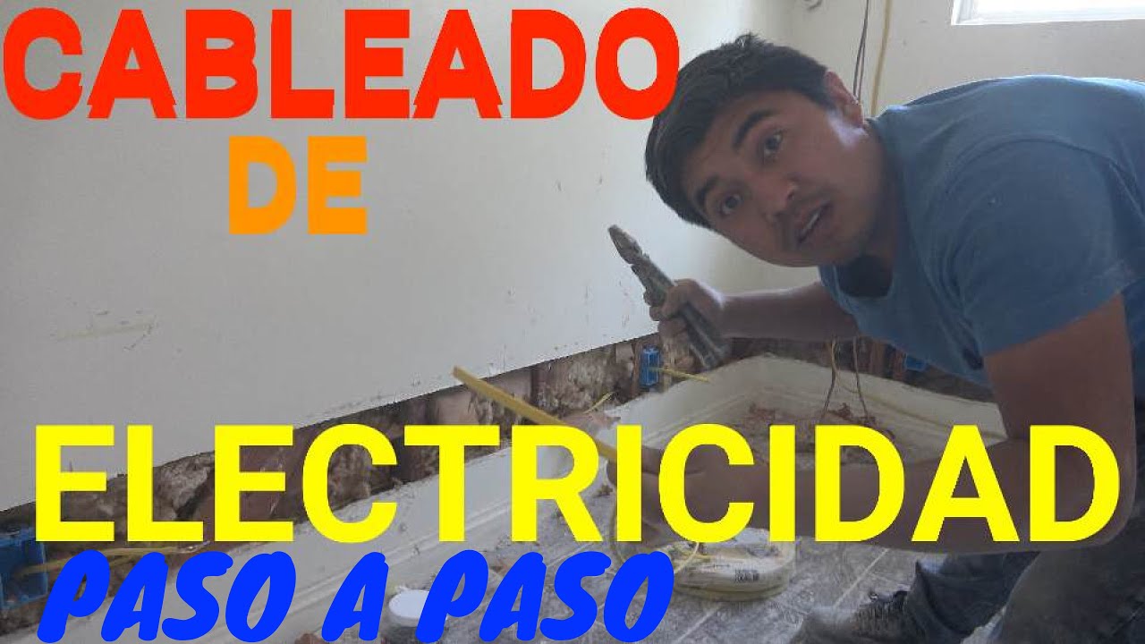 COMO HACER EL CABLEADO EN CASA O APARTAMENTO PASO A PASO - YouTube