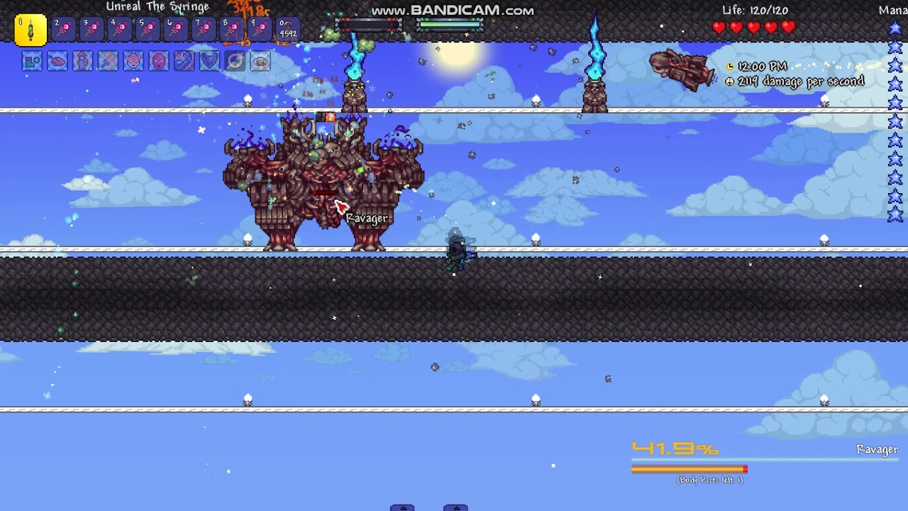 Terraria Calamity mod | Ravager Nohit Revengeance - YouTube