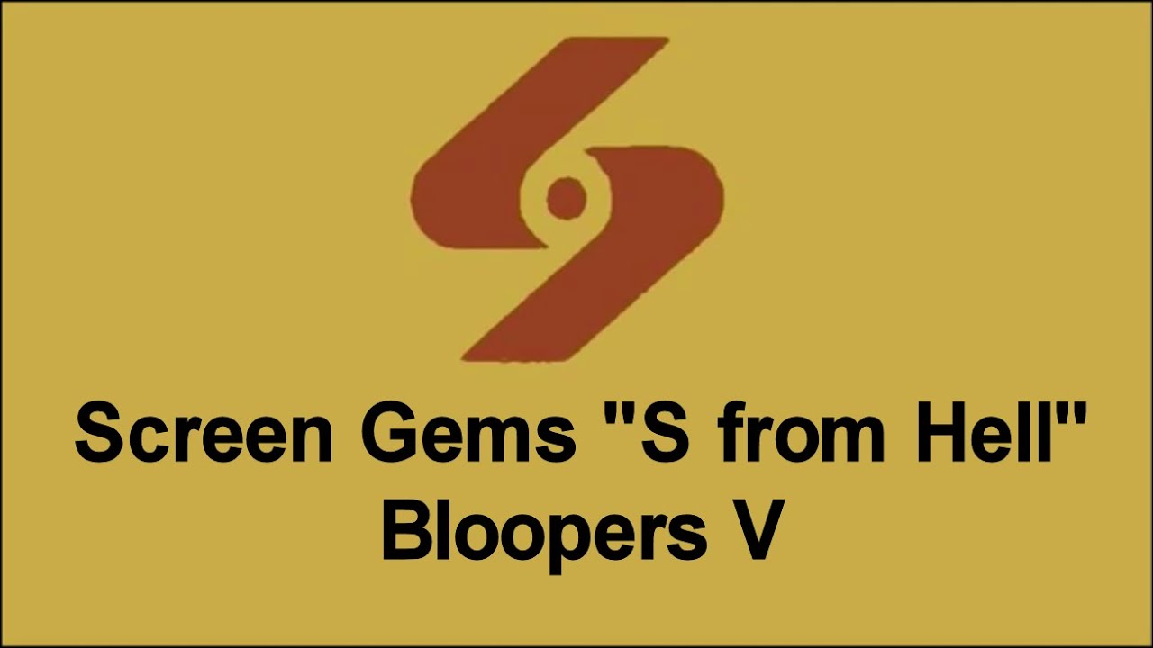 Screen Gems '"S from Hell"' Bloopers V Realtime YouTube Live View ...