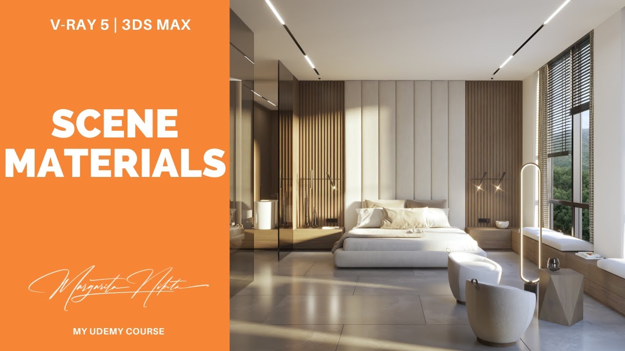 V-Ray 5 I Scene Materials I Udemy Course I Part 8 - YouTube