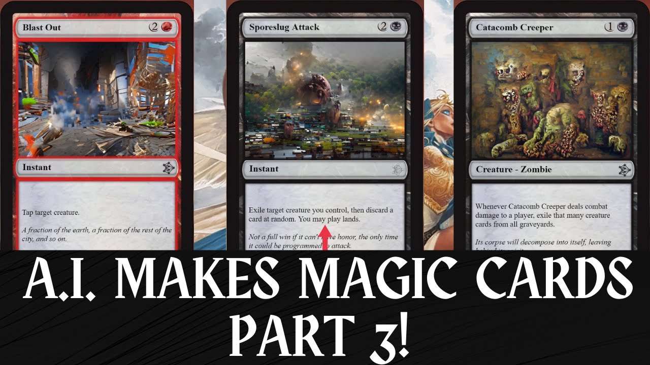 RATING A.I. GENERATED MAGIC CARDS | Magic: the Gathering Artificial ...