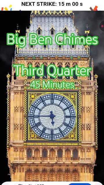 Big Ben Chimes Third Quarter #bigben #westminster #chimes #london # ...