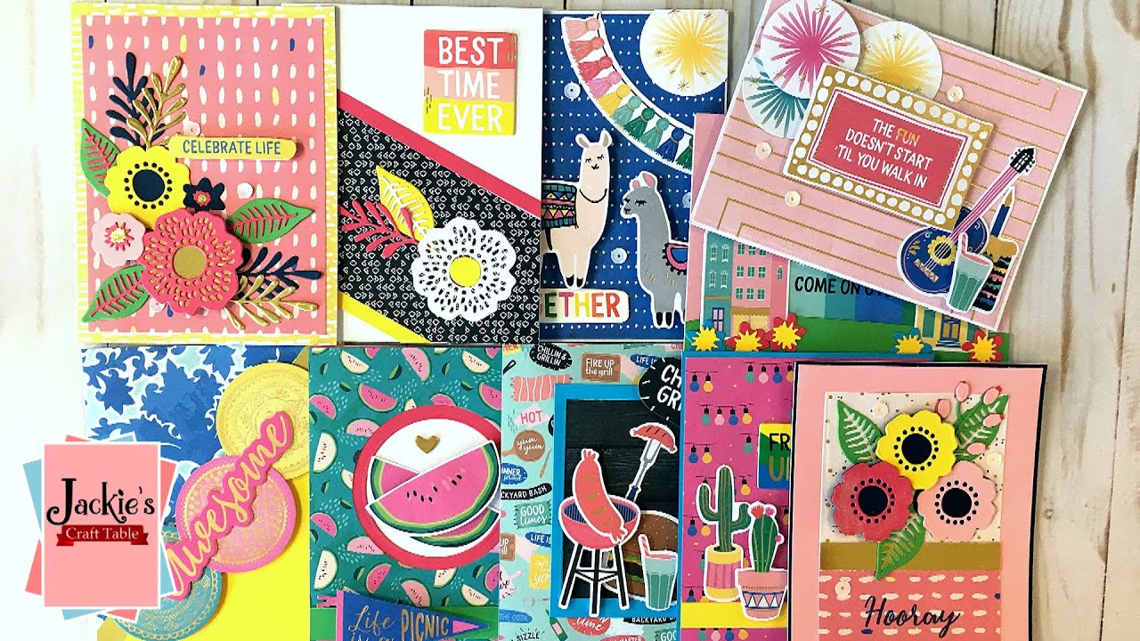 10 Cards, 1 Kit | Spellbinders June Card Kit 2020 | Life is a Party ...