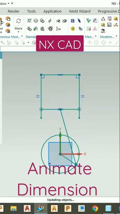 Nx Cad tutorial| Nx animate Dimension - YouTube