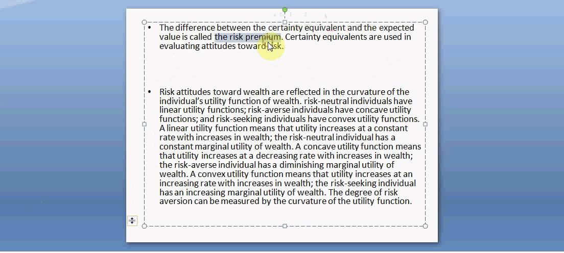 CFA level 3 Risk Aversion, risk neutral and risk seeking behaviour ...