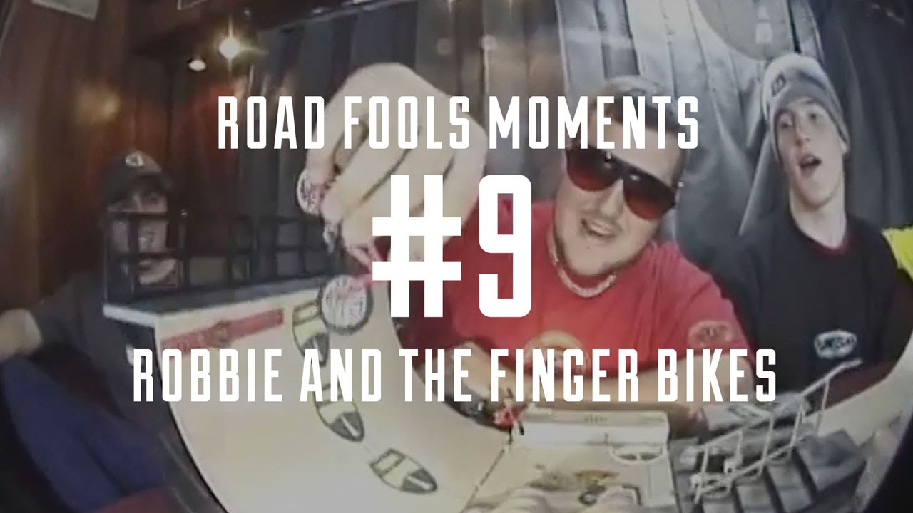 Road Fools Top Ten Moments - # 9 — Robbo and the Finger Bikes - YouTube