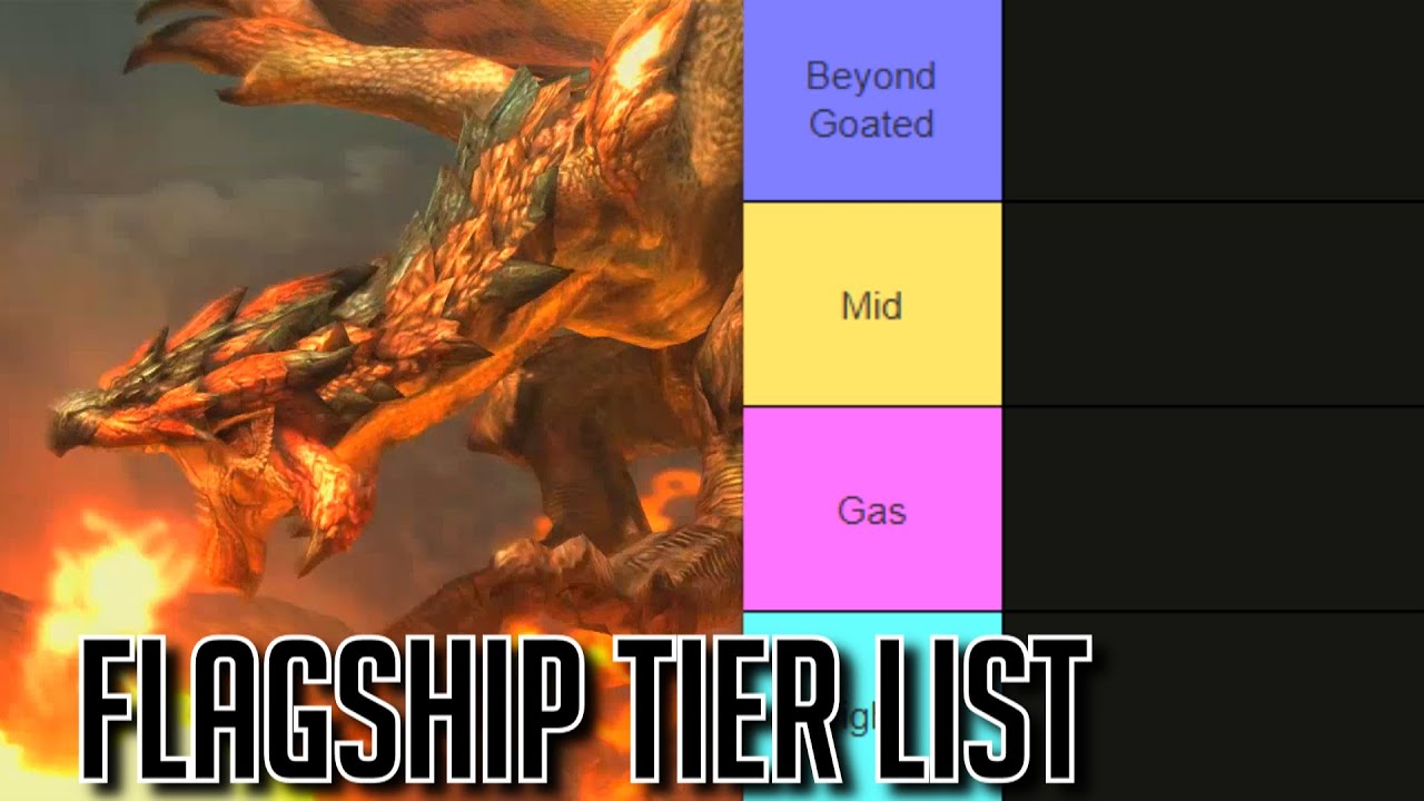 Monster Hunter Flagship Tierlist - YouTube