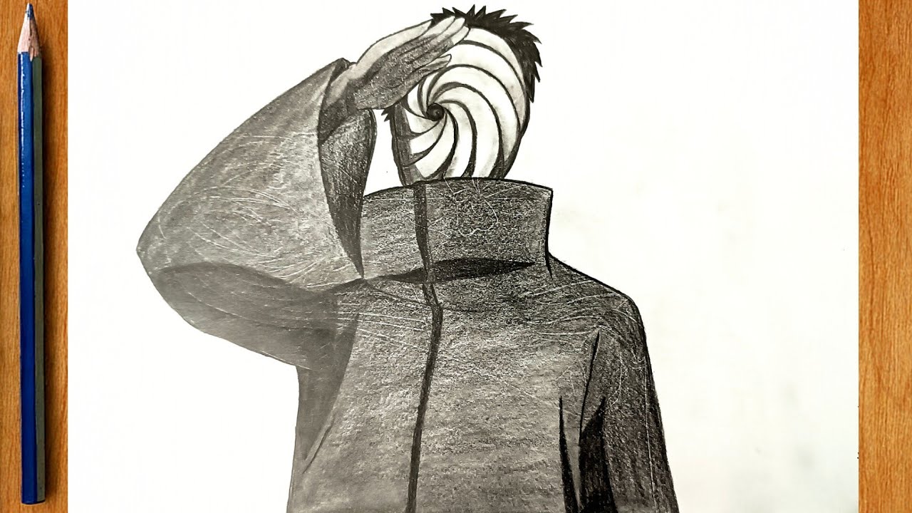 How to draw Tobi (Obito) ️ ️|Drawing Naruto Shippuden Anime Easily ...