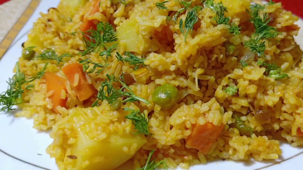 Veg Masala Rice made by (TESTY FOOD) - YouTube