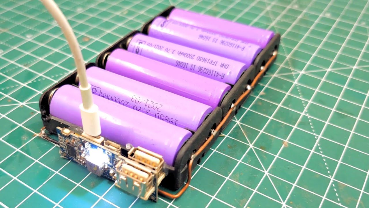 homemade power bank || homemade lithium ion battery charger || power ...
