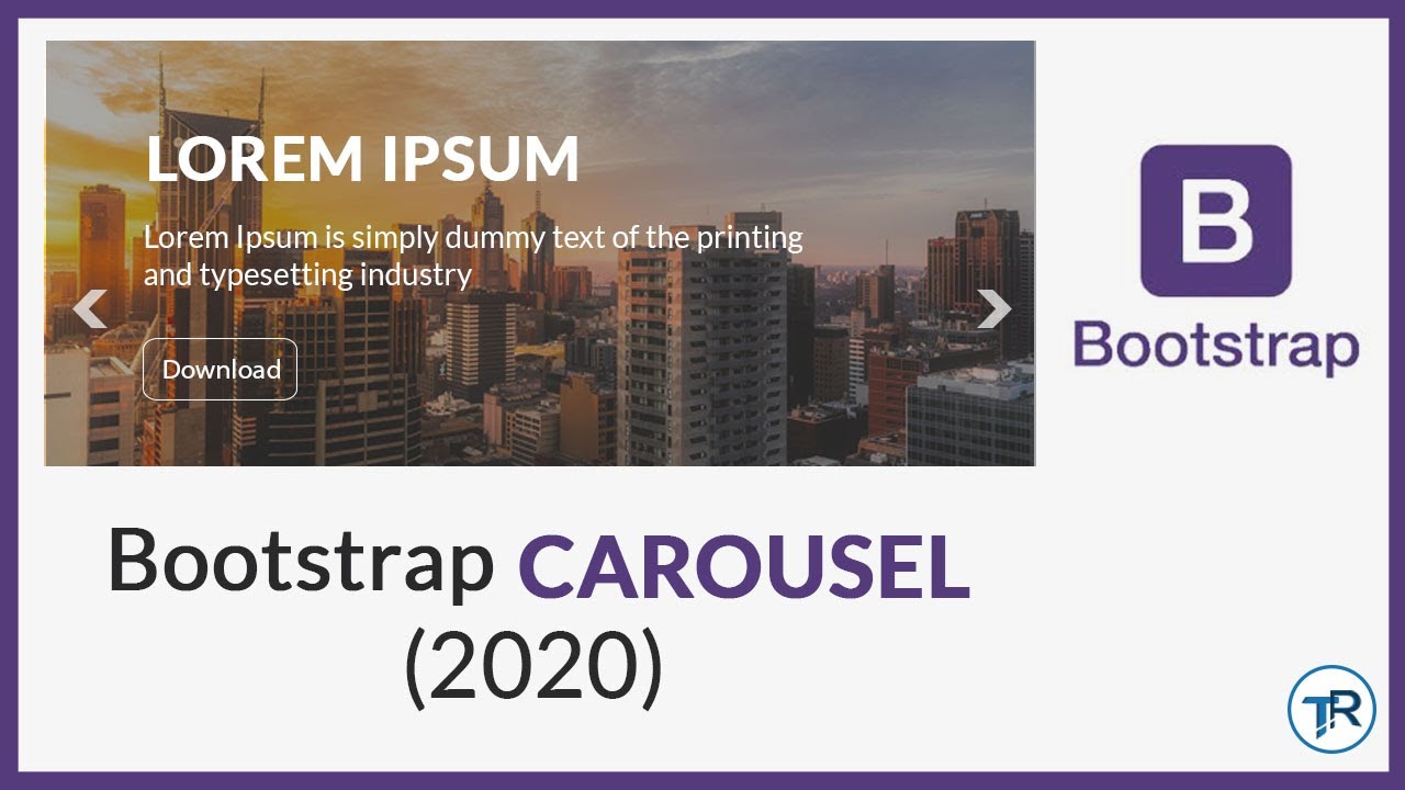 HOW TO MAKE CUSTOM CAROUSEL IN BOOTSTRAP (2020) | HOW TO ADD SLIDER IN ...