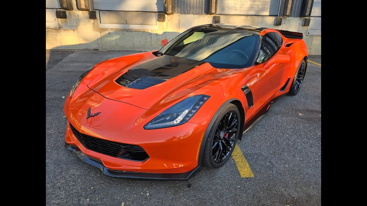2019 Chevrolet Corvette Z06 2LZ Coupe 7MT 7 Speed Manual Sebring Orange ...