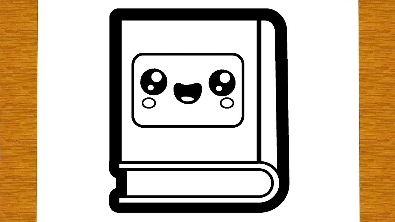 WIE MAN EIN NIEDLICHES BUCH ZEICHNET | Einfaches zeichnen lernen - YouTube