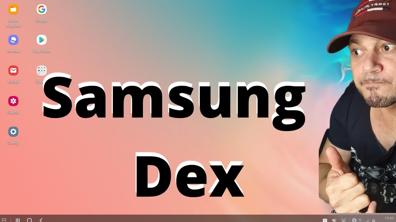 Como usar o Samsung Dex via cabo USB / Galaxy S10 Plus - YouTube