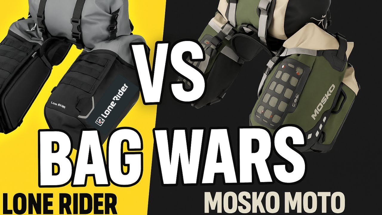 Lone Rider vs MOSKO Moto | ADV Bag Showdown for BMW 1300 GS - YouTube