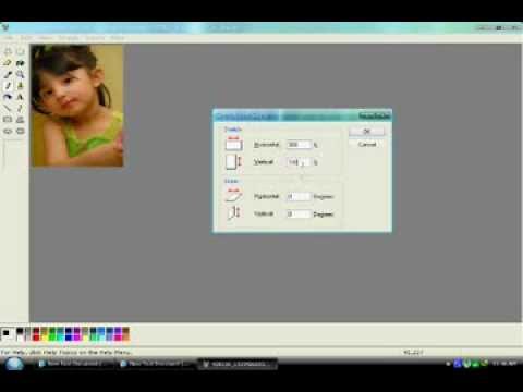 How to resize an image using MS-paint - YouTube