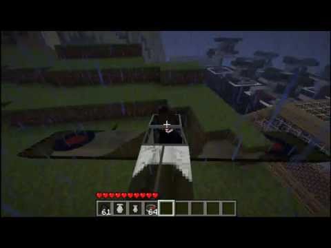 Minecraft, my airport with planes mod - YouTube