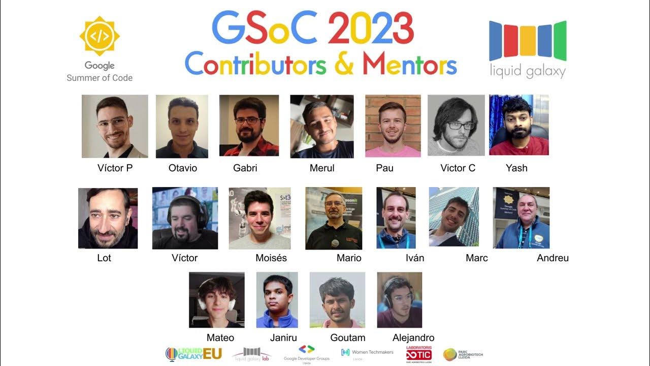 GSoC 2023 MEET faces recap - YouTube