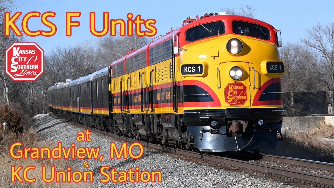 KCS F Units at Grandview, MO & KC Union Station - YouTube