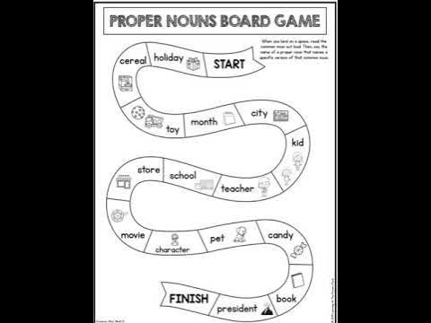 Proper noun board game - YouTube