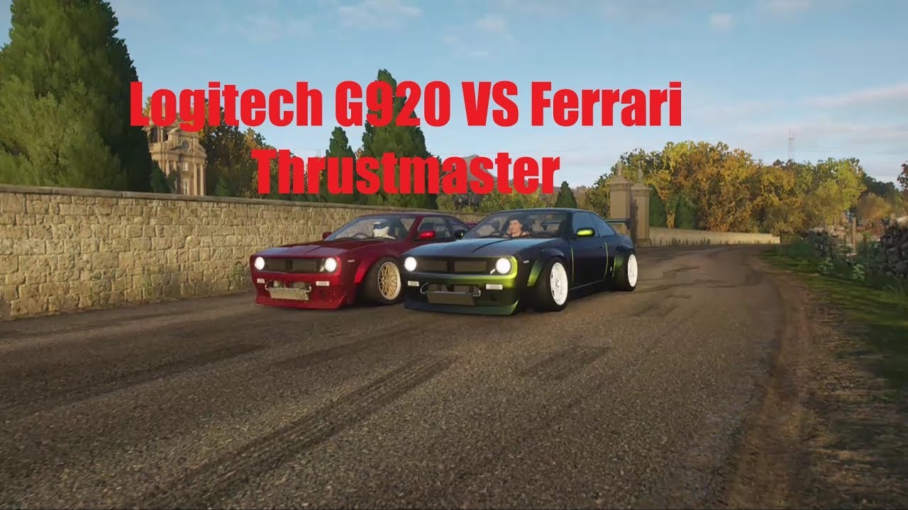 Ferrari Thrustmaster vs Logitech G920 Drifting. - YouTube