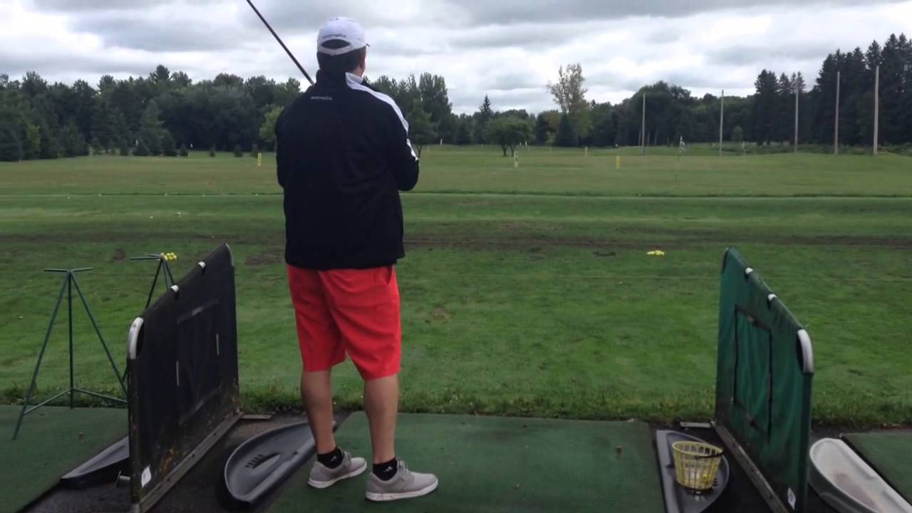 Darcy Jenkins swing prior to Slammer Tour matches - YouTube