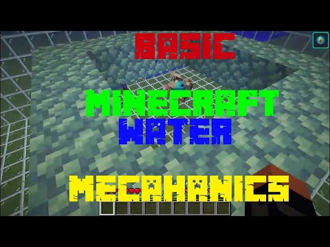 MINECRAFT WATER MECHANICS - YouTube