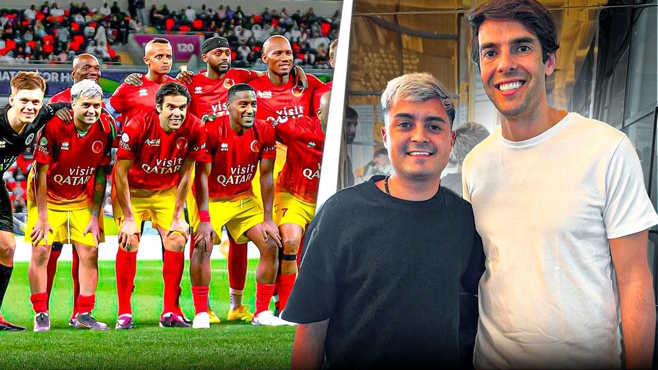 JUGUE un PARTIDO con LEYENDAS ⚽️😱 - YouTube