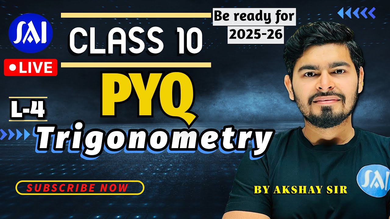 🚨 Class 10 Maths | Trigonometry PYQ (Chapter 8) | Must Watch Before ...