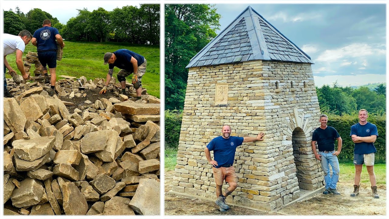World's Finest Dove Hotel - Dry Stone Wall Building - YouTube