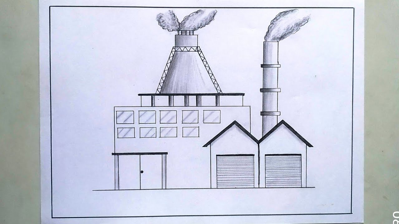 Factory Building Drawing