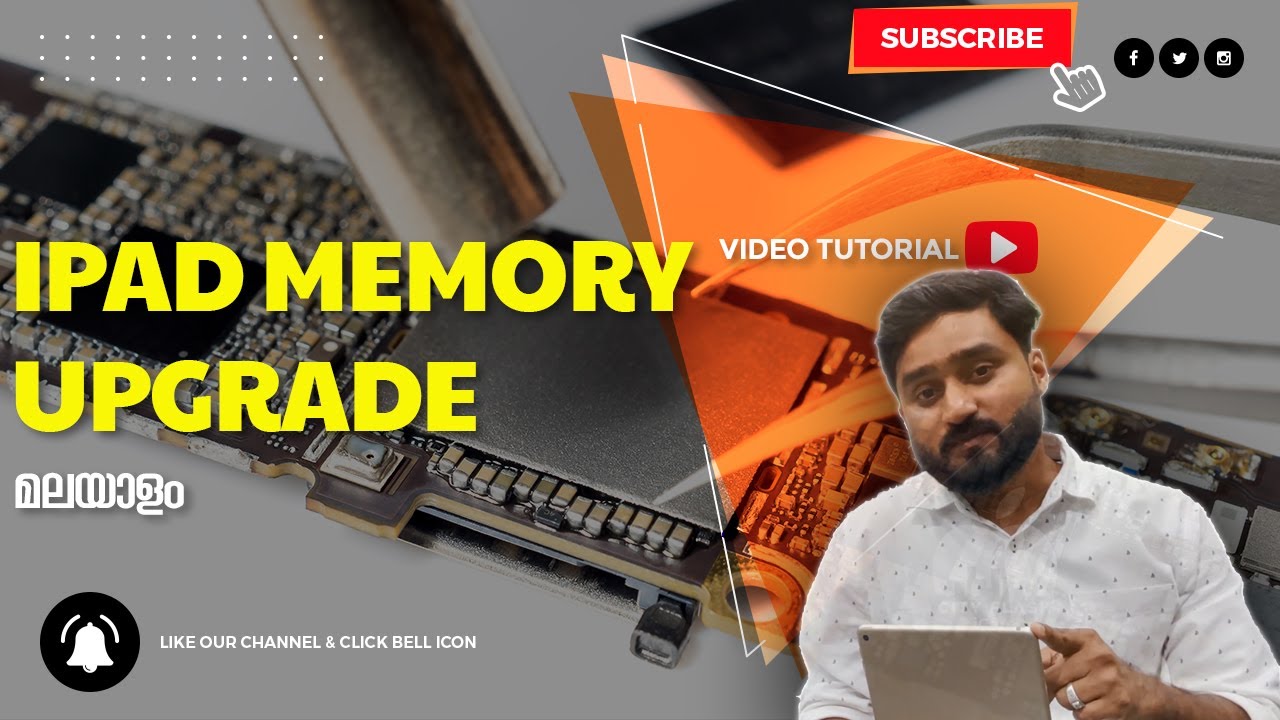 How to perform iPad Memory Upgrade | ഐപാഡ് മെമ്മറി അപ്ഗ്രേഡ് | Apple ...