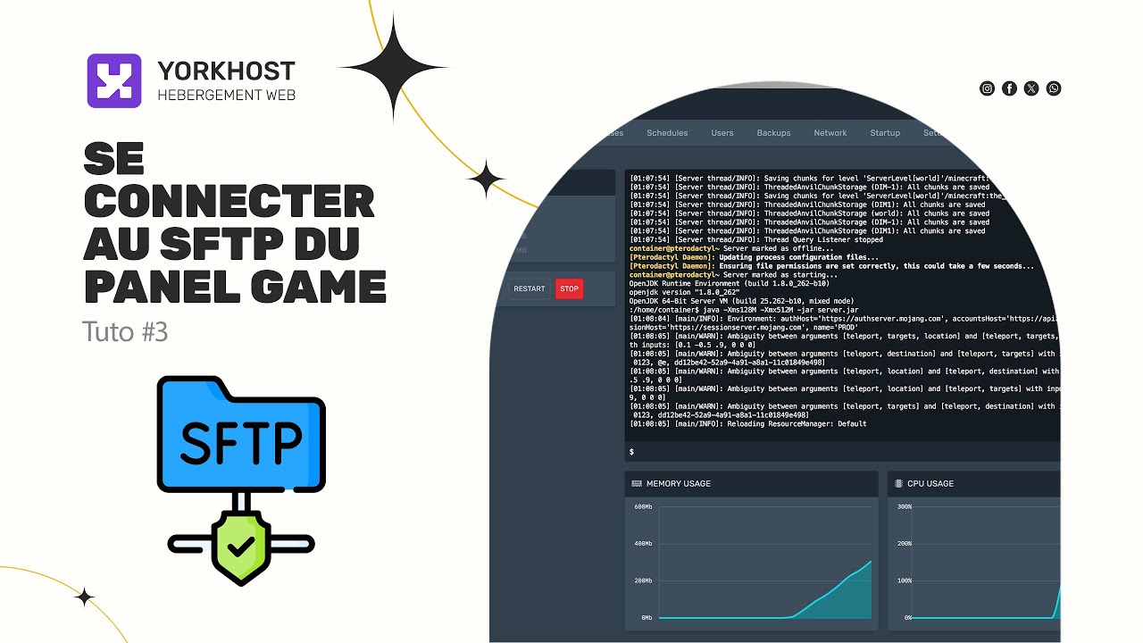 TUTO #3 | SE CONNECTER AU SFTP DU PANEL GAME (YORKHOST) - YouTube