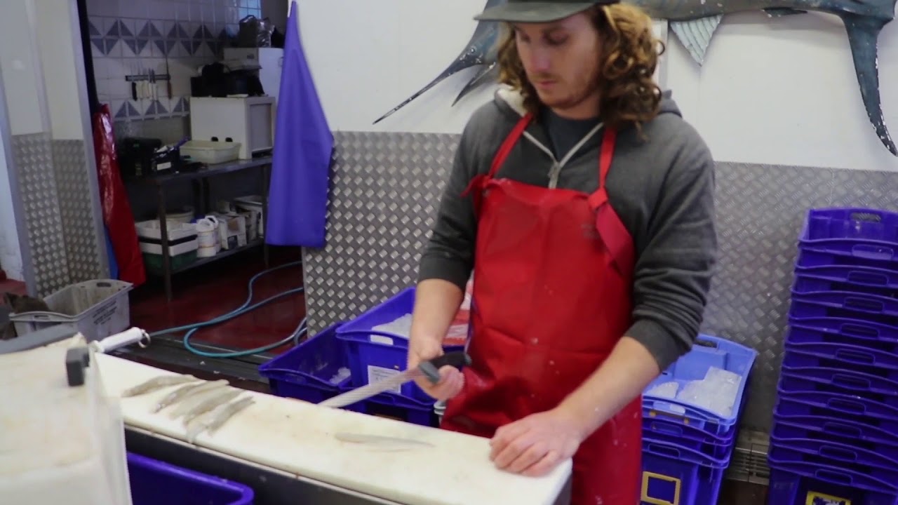 How to fillet a whiting - YouTube