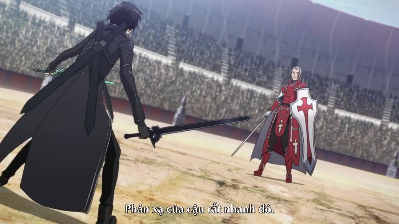 Kirito vs Akihiko Kayaba (Heathcliff) ( Vietsub ) - YouTube