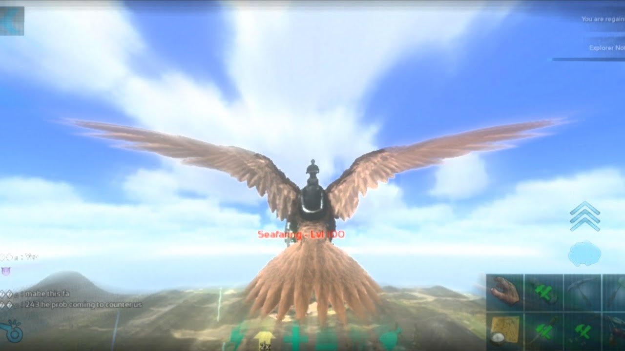 Defending volcano base (Ark Mobile pvp)||Ark Survival Evolved - YouTube