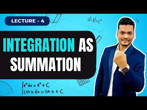 INTEGRATION AS SUMMATION - YouTube