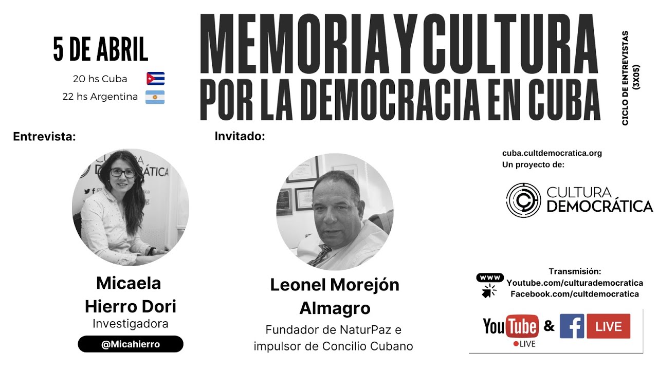 Entrevista a Leonel Morejón Almagro, impulsor de Concilio Cubano - YouTube