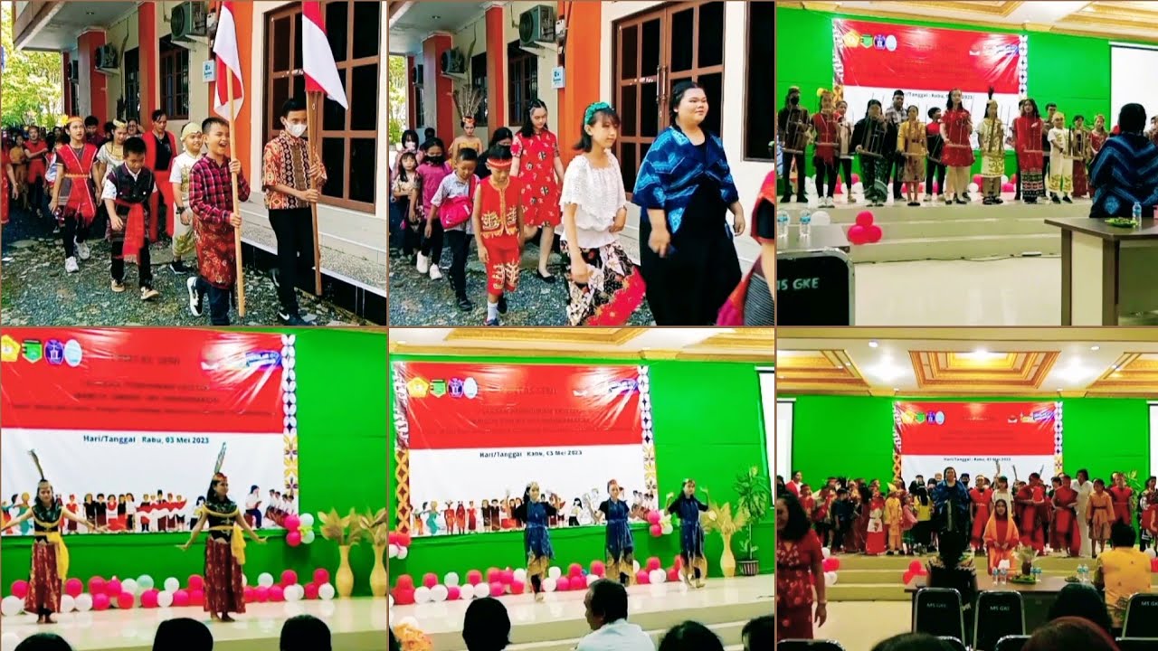 PENTAS SENI DI SEKOLAH ANAK KU // TARI TRADISIONAL // ANGKLUNG - YouTube