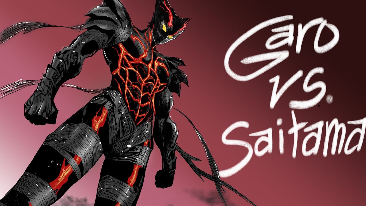 awaken garou vs saitama - one punch man - YouTube