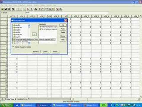 SPSS 1 Quickstart: Extracting Data - YouTube