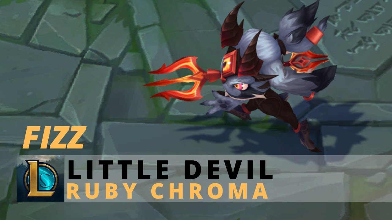 Little Devil Fizz Ruby Chroma - League Of Legends - YouTube
