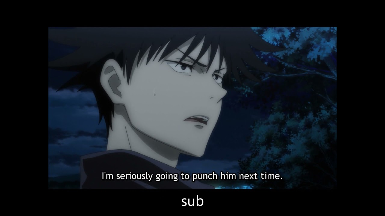 Megumi Fushiguro Is Seriously Going to Punch Him Sub vs Dub - Jujutsu ...