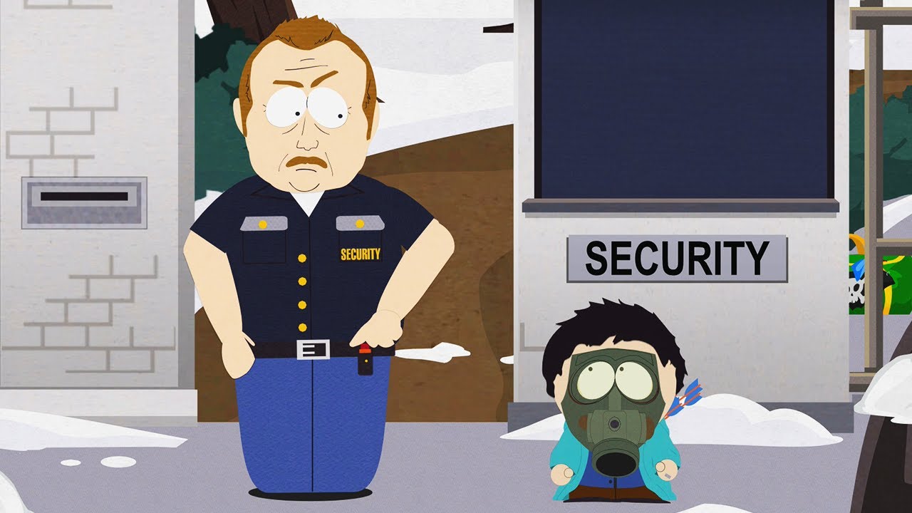South Park The Stick of Truth - Gate Security Guard Boss Fight 👊🔥 - YouTube