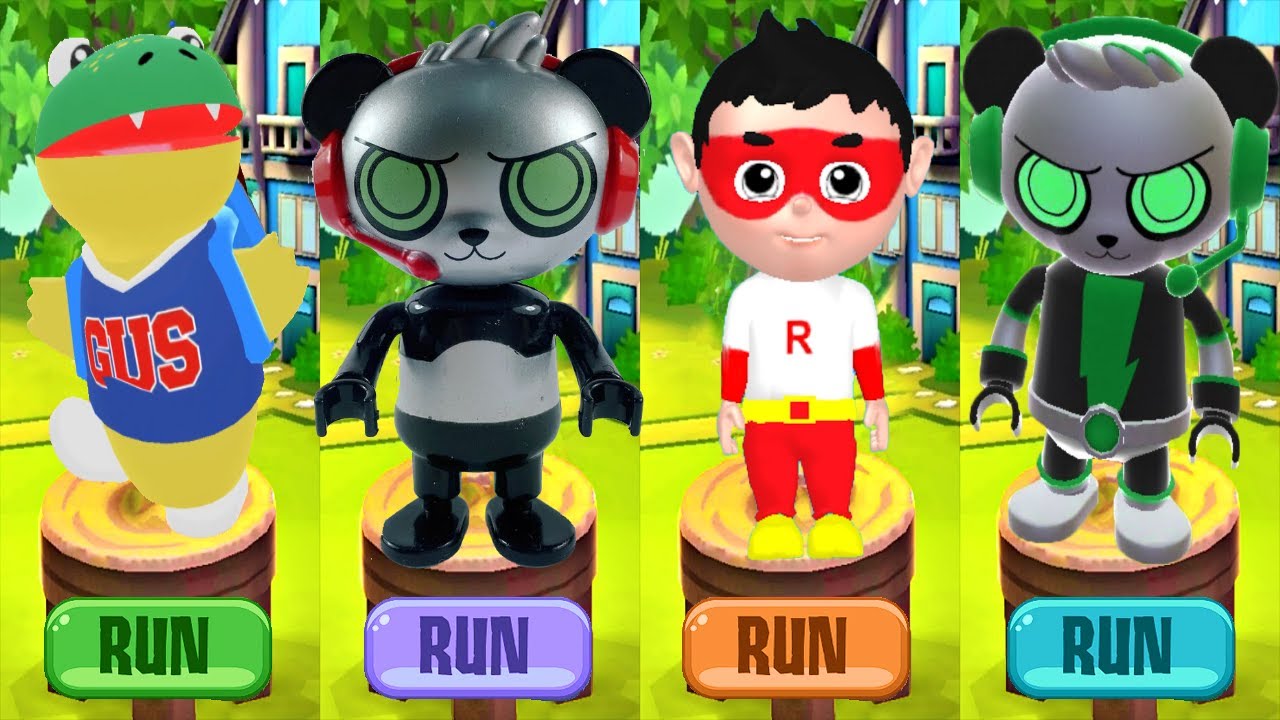 Tag With Super Ryan - Spy Robo Combo vs Gus vs Combo Panda Run GamePlay ...